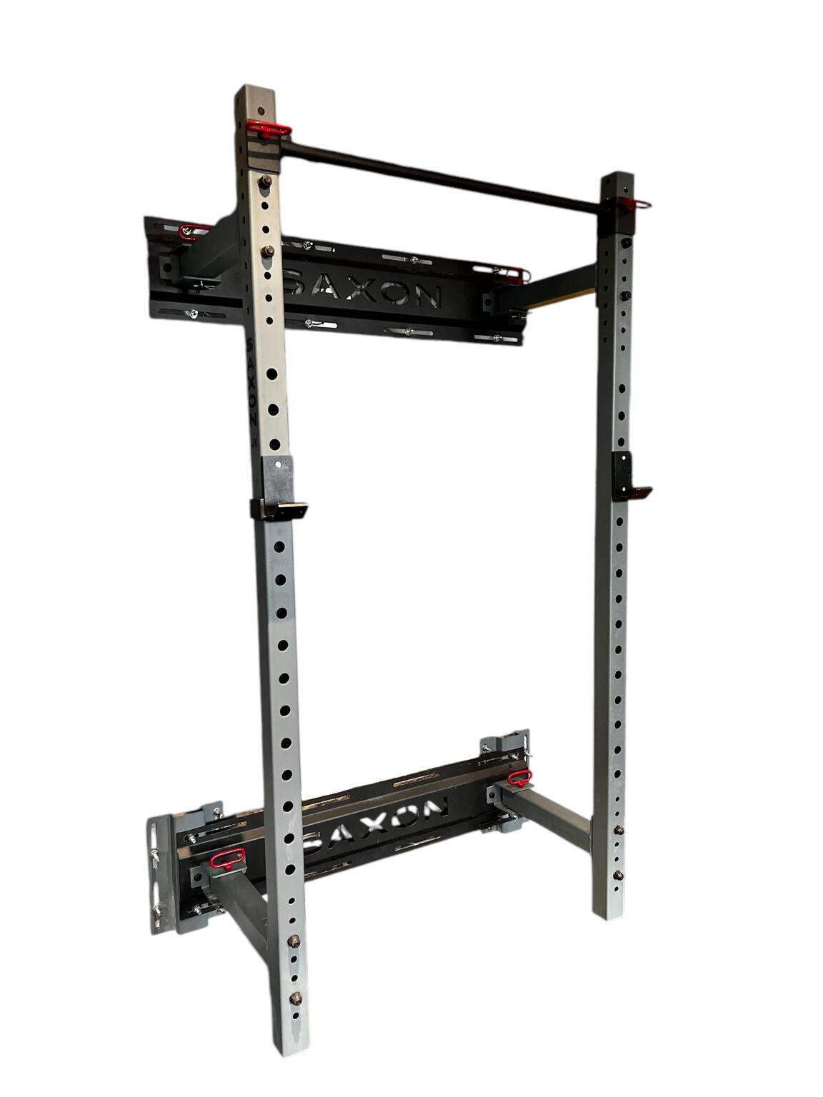 Wall Mounted Folding Squat Rack | SAXON FITNESS