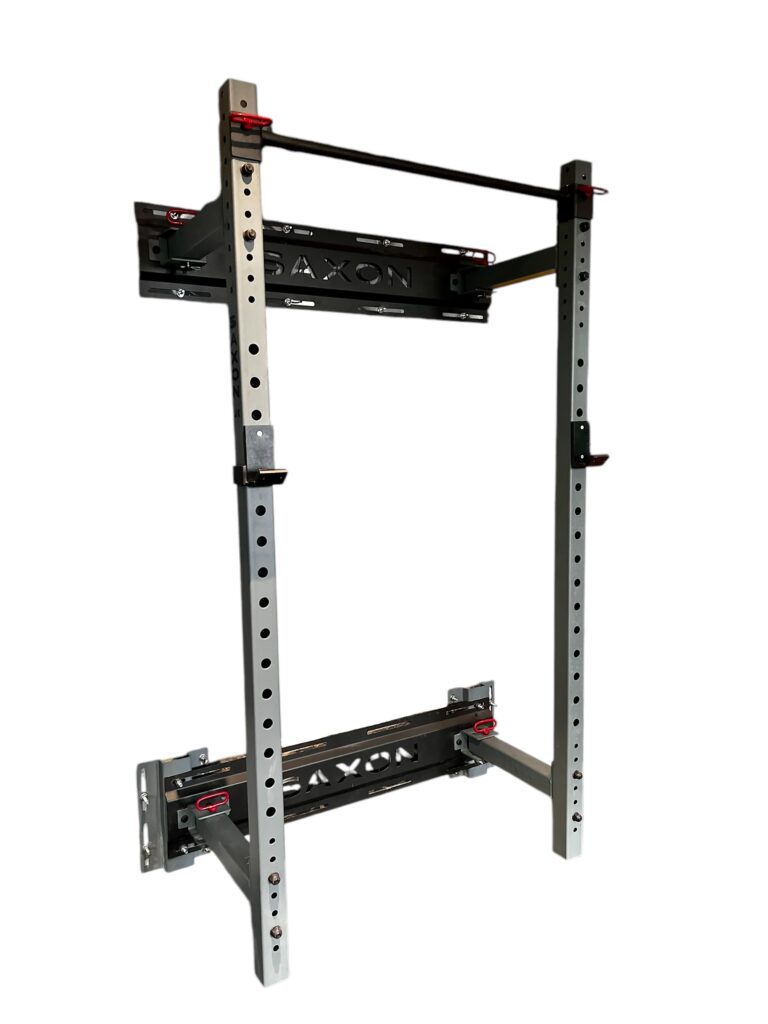 Wall Mounted Folding Squat Rack | SAXON FITNESS