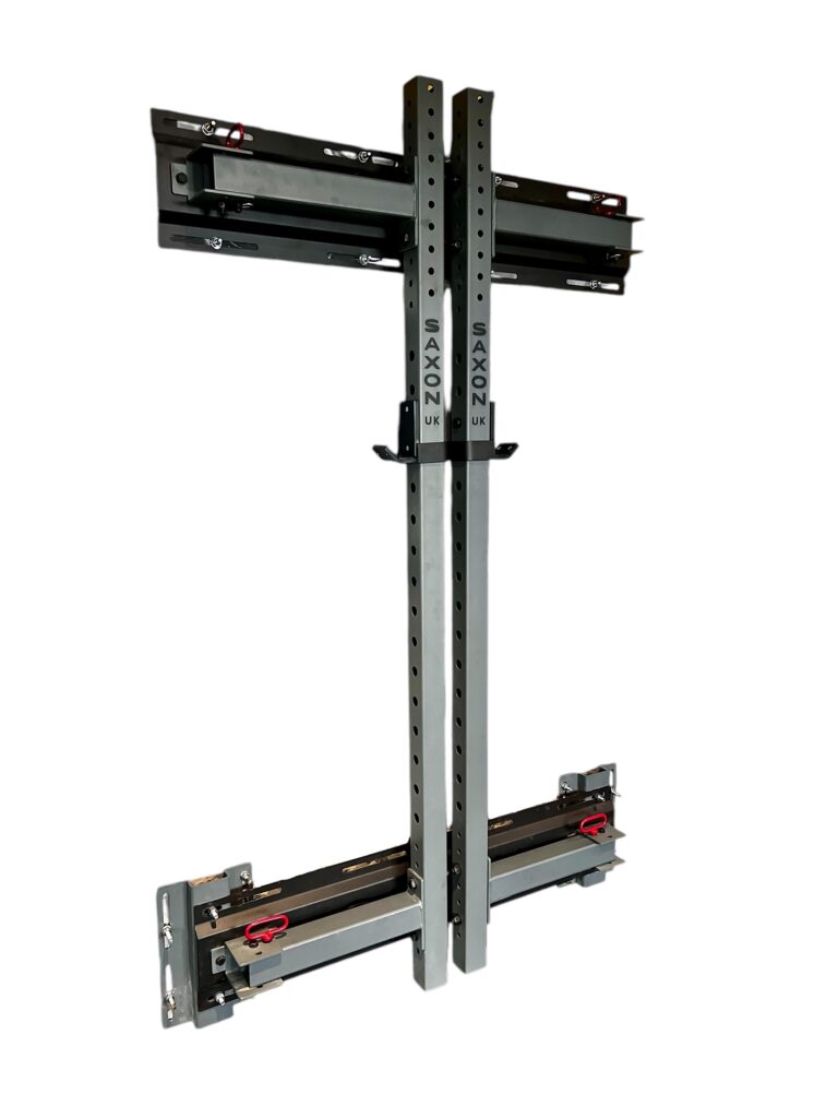 Wall Mounted Folding Squat Rack | SAXON FITNESS